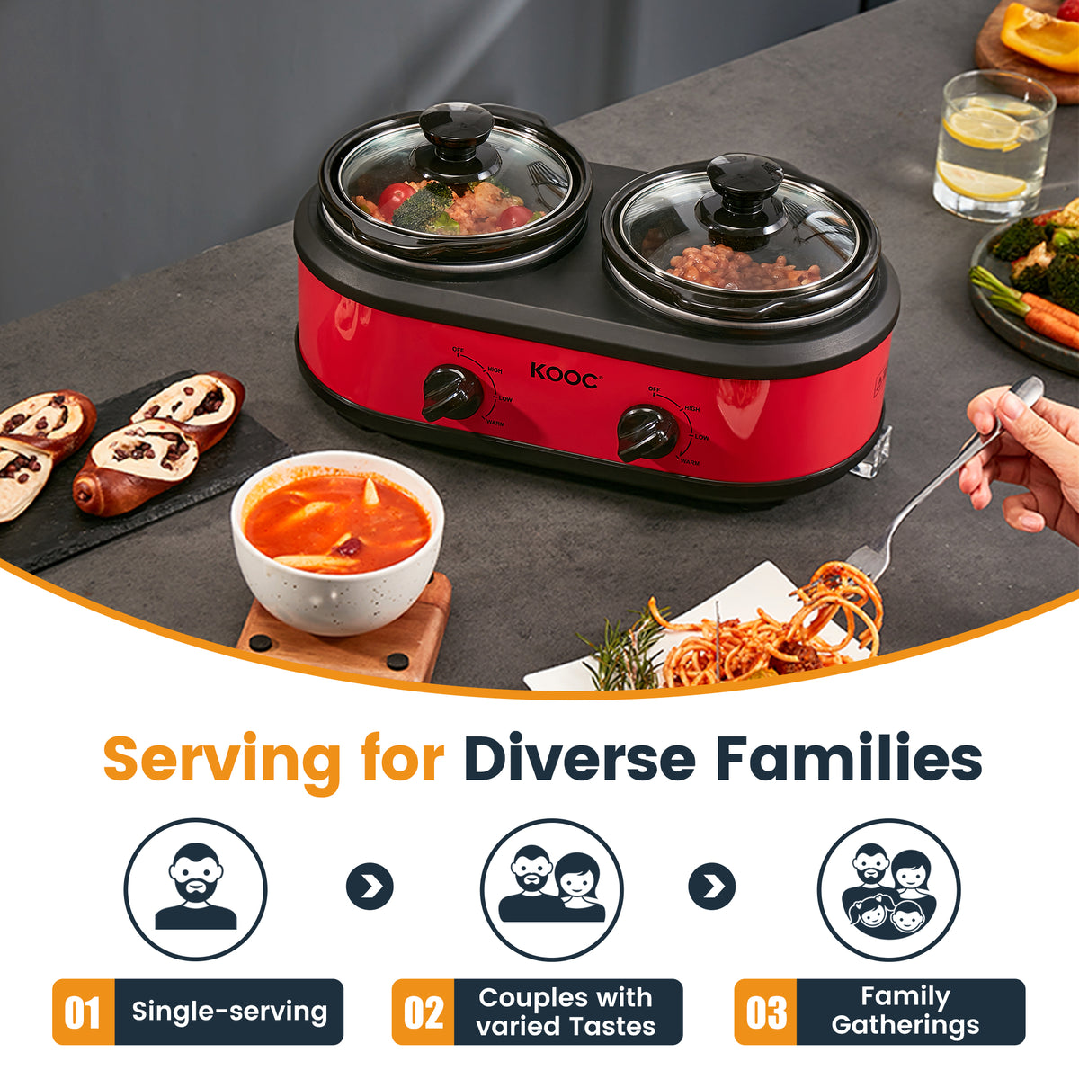 KOOC Dual Pot Slow Cooker – KOOC Official